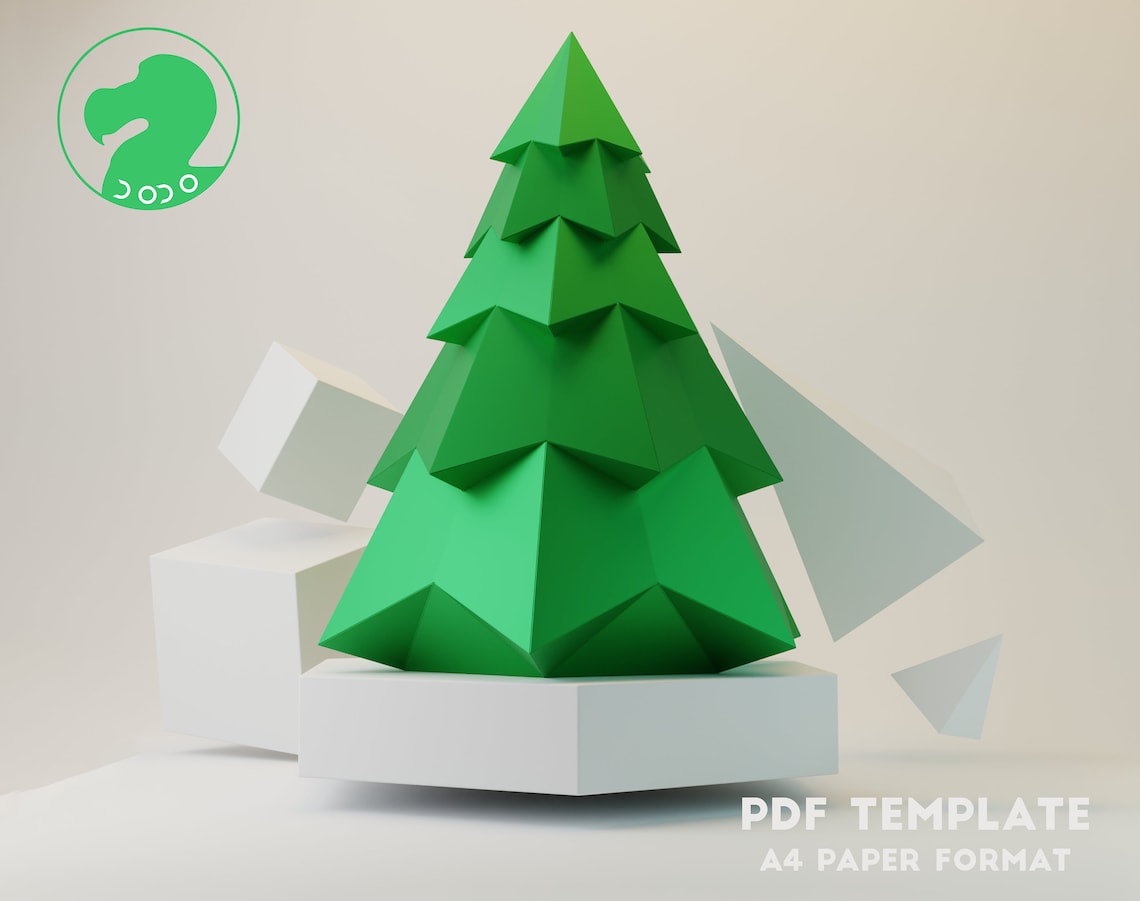 Papercraft Christmas Tree, Christmas Tree,handmade,christmas, Low Poly ...