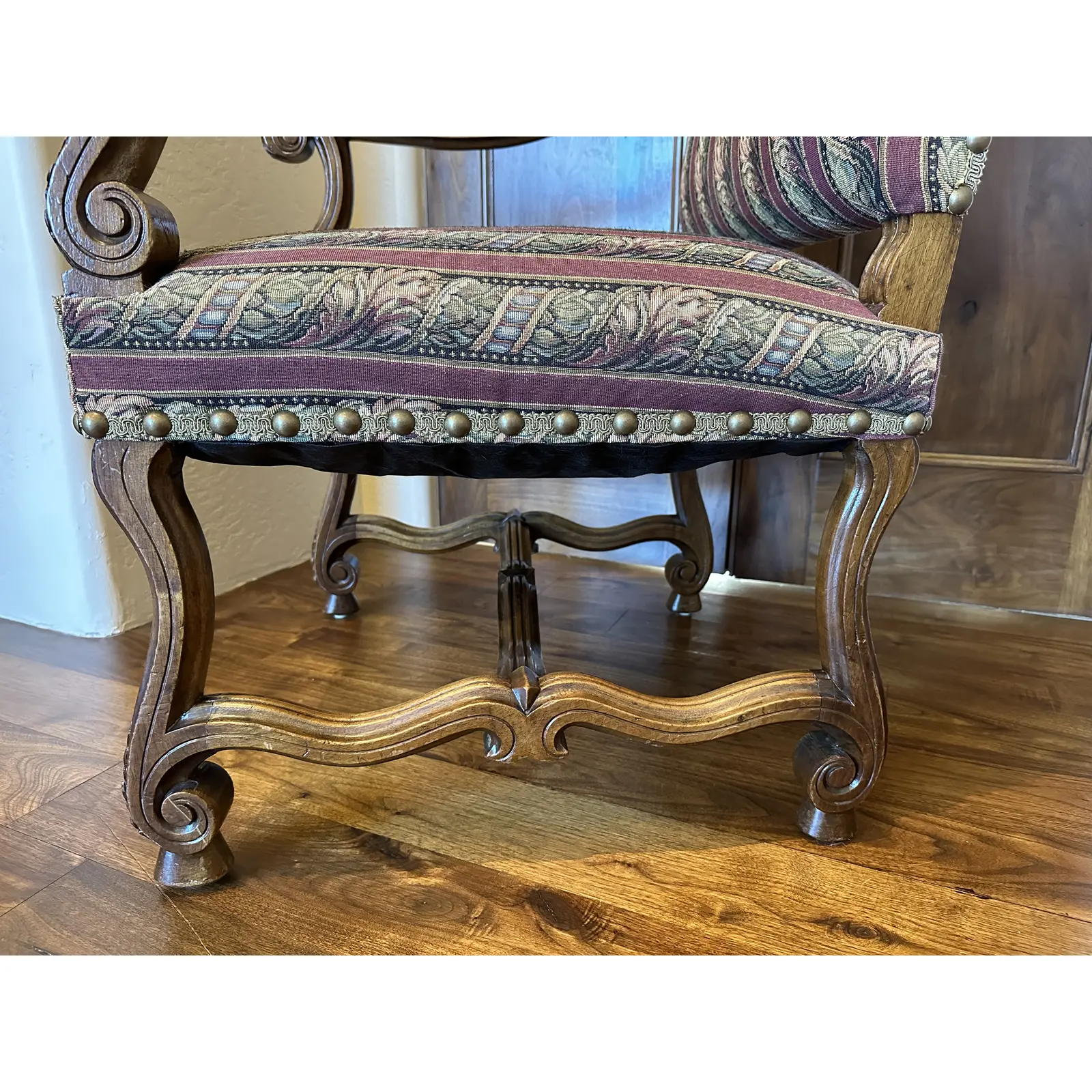Early 19th Century French Walnut Louis XIV Style Fauteuil Chair - Etsy