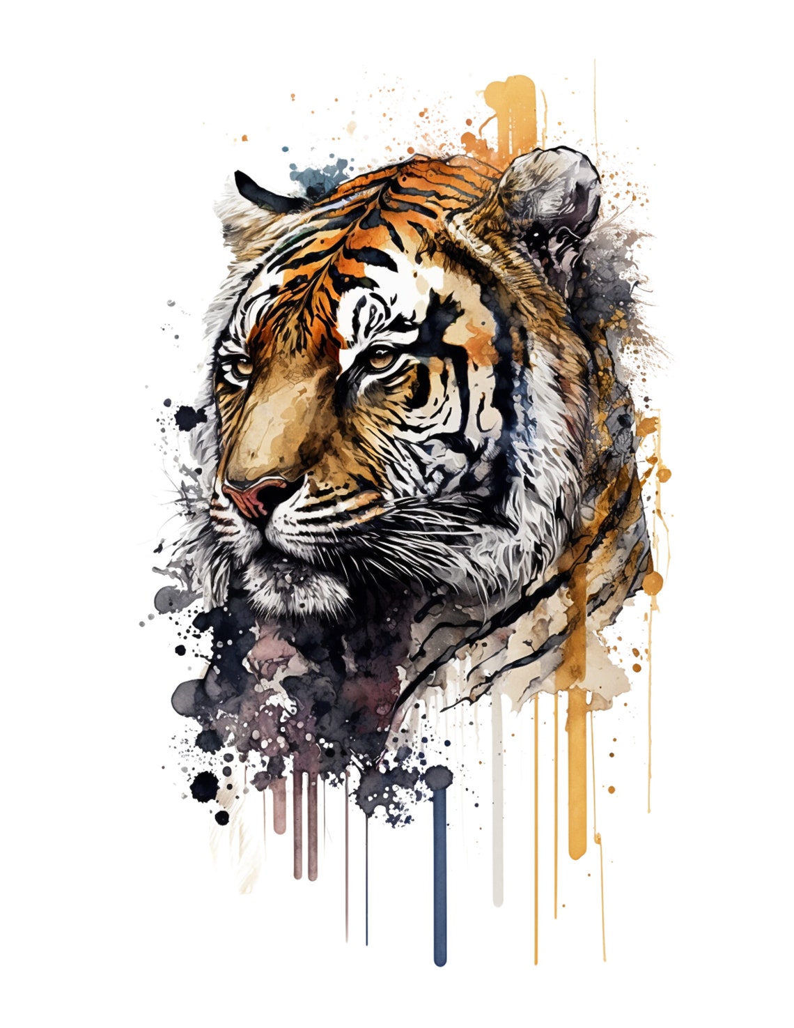 Tiger SVG, Tiger Clipart, Jungle Animal SVG, Wildcat Cut File, Instant ...