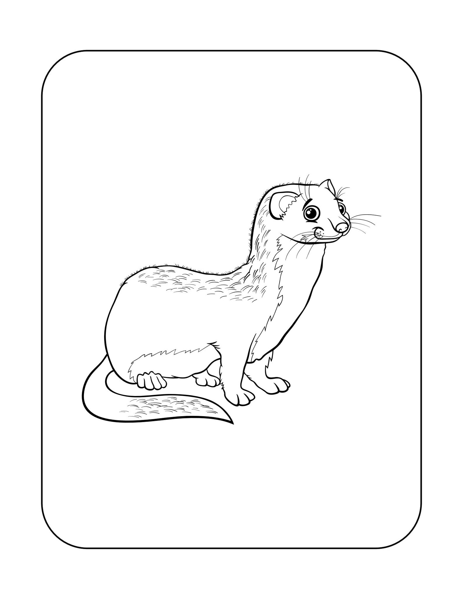 50 Animal Digital Coloring Pages, Coloring Pages, Animal Color Pages ...