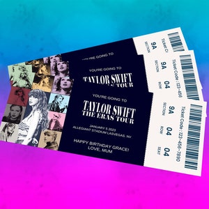 Taylor Swift Eras Tour Ticket DIGITAL Download Print at Home - Etsy