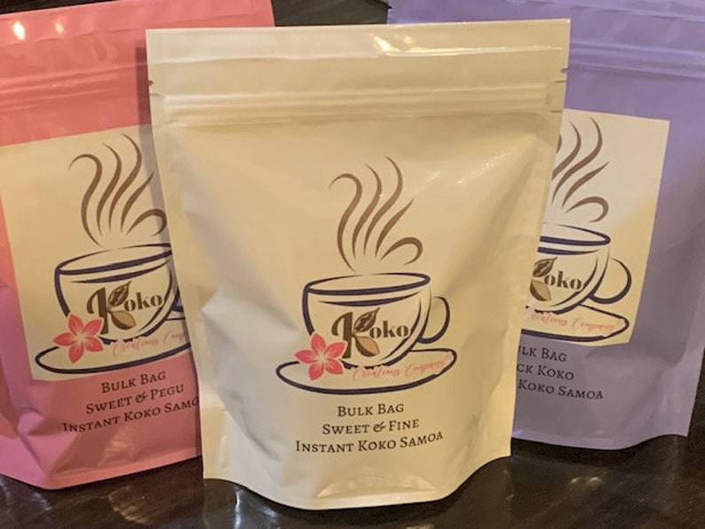 Bulk Bag - Sweet & Fine Instant Koko Samoa - Etsy