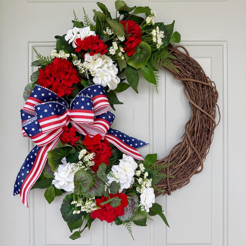 Geranium Wreath - Etsy