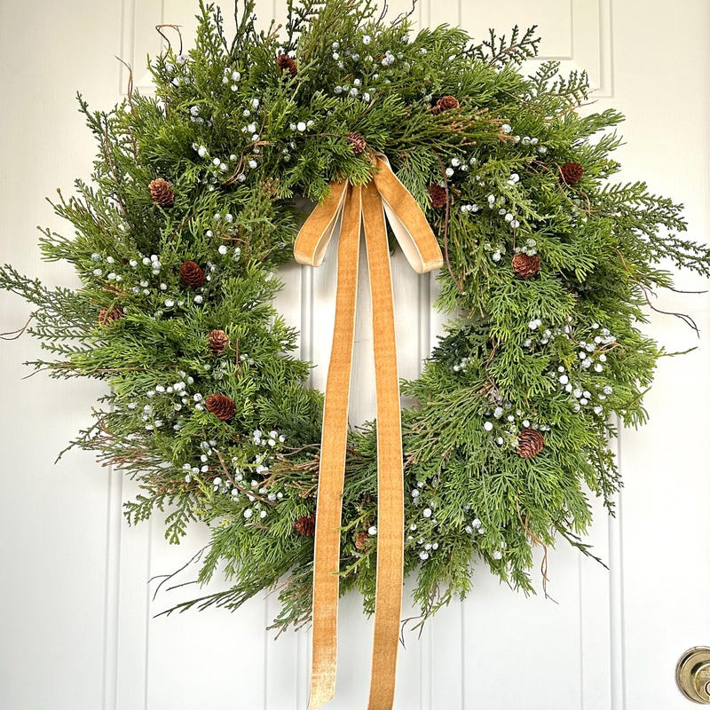 Cedar Wreath - Etsy