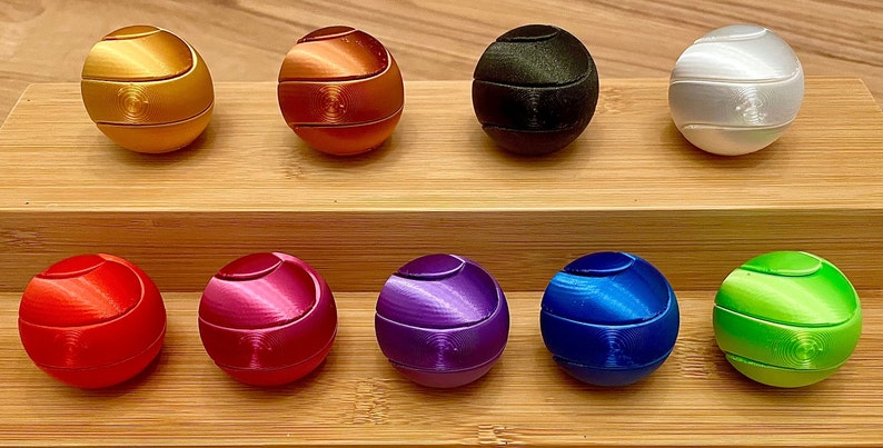 Fidget Sphere - 3D Print Trisection Toy - Twist Puzzle - Desktop Gift ...