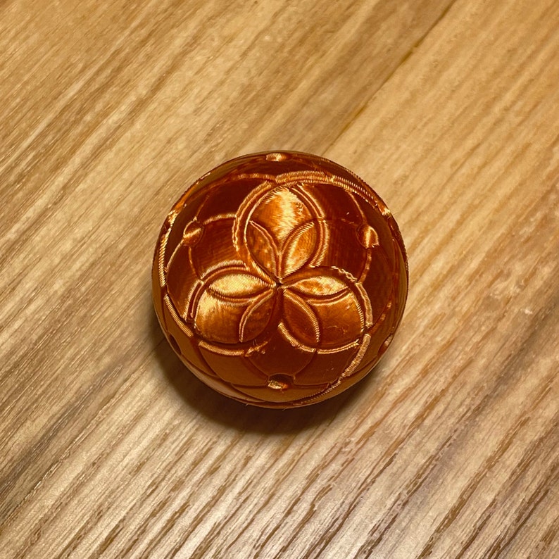 Fidget Sphere - Jeweled - 3D Print Trisection Toy - Twist Puzzle ...