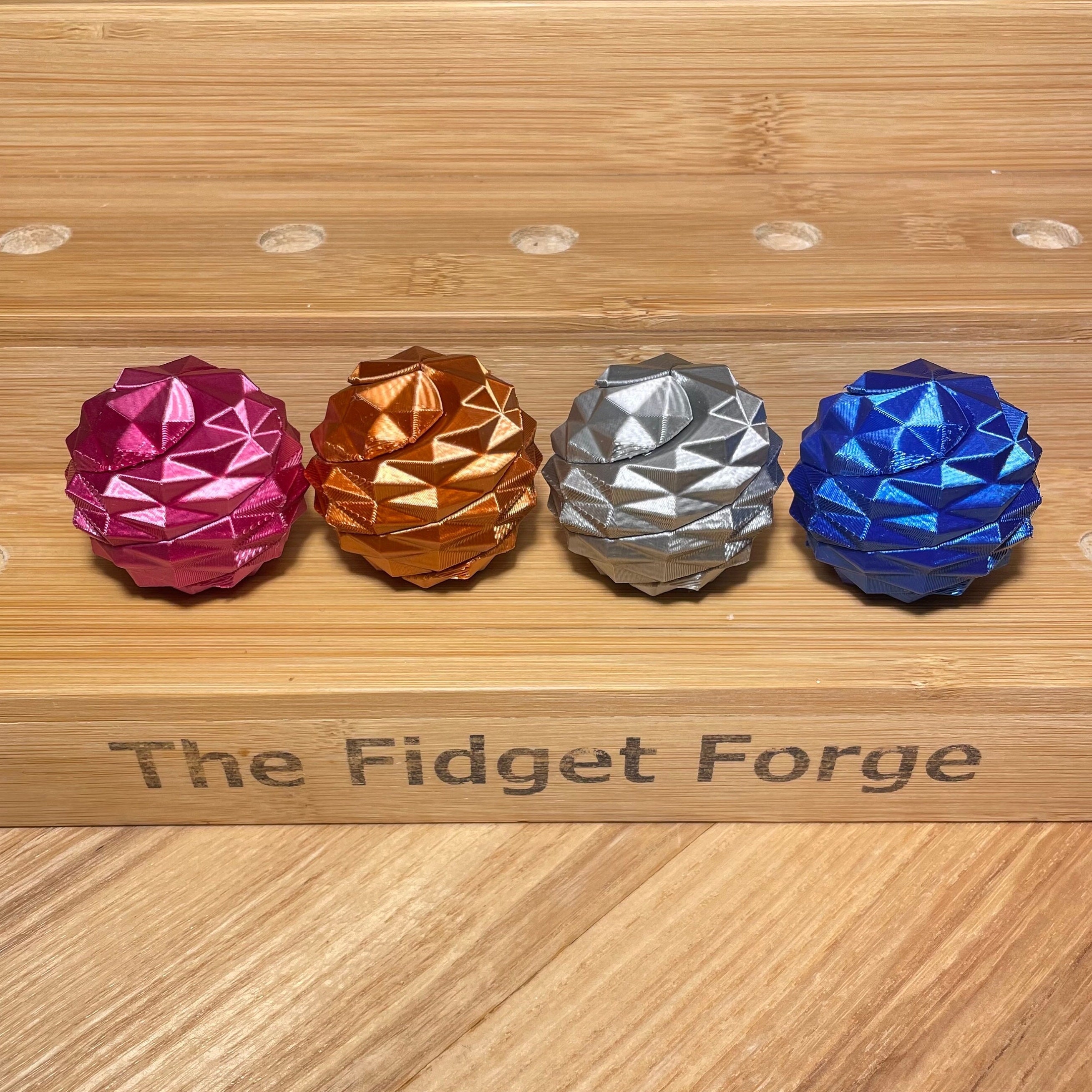 Fidget Sphere - Spike Ball - 3D Print Trisection Toy - Twist Puzzle ...