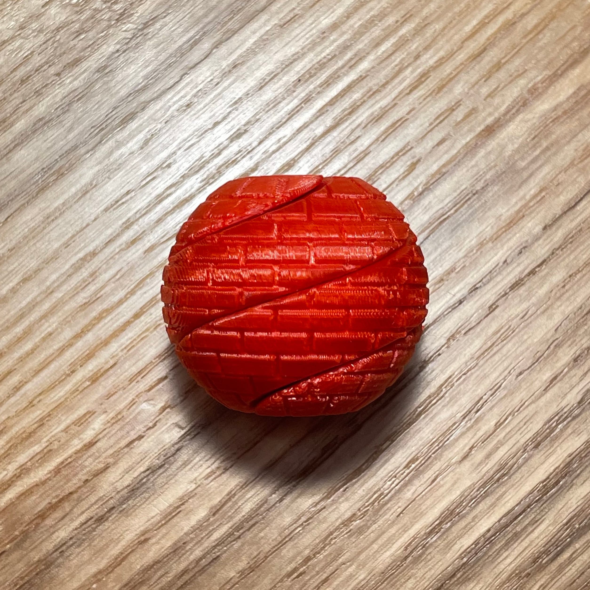 Fidget Brick Ball - Fidget Sphere - 3D Print Trisection Toy - Twist ...