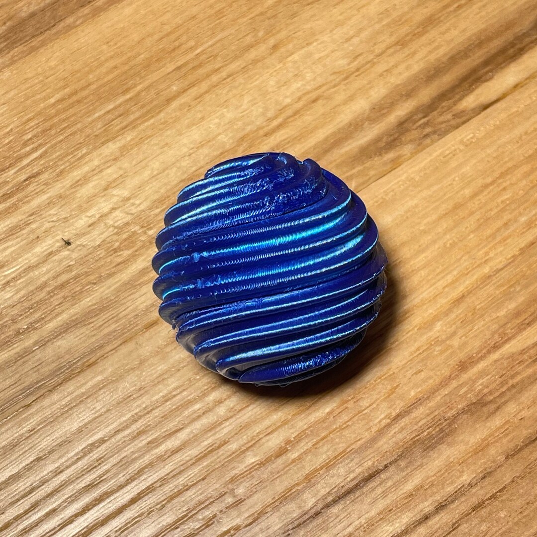 Fidget Swirl 2 - Fidget Sphere - 3D Print Trisection Toy - Twist Puzzle ...