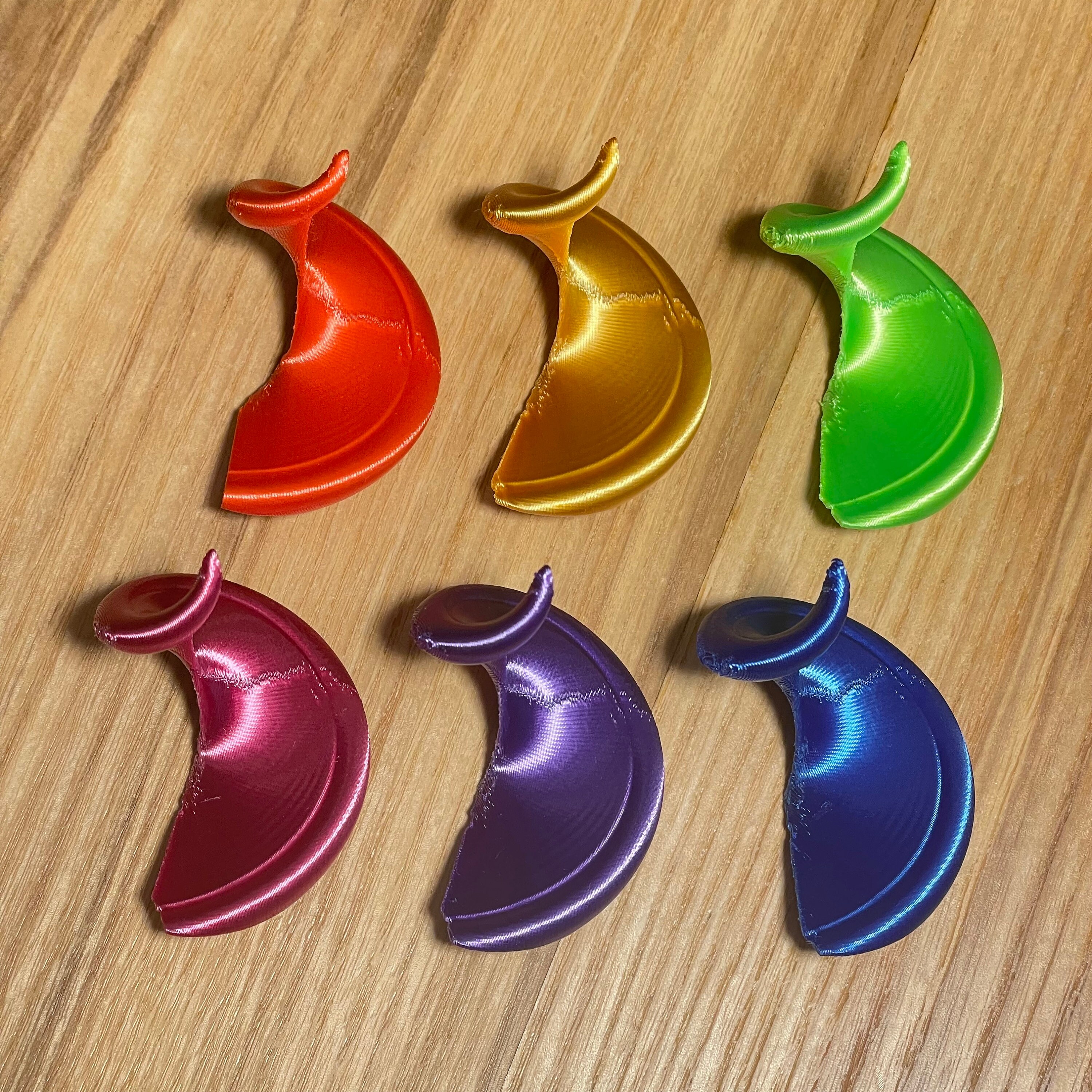 Rainbow Poop Fidget Sphere Poop Emoji 3D Print Trisection Toy Twist ...