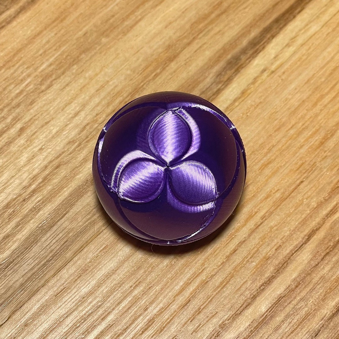 Fidget Sphere - Spiral Cut - 3D Print Trisection Toy - Twist Puzzle ...