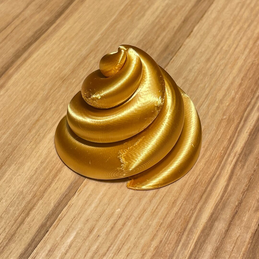 Fidget Poop - Fidget Sphere - Poop Emoji - 3D Print Trisection Toy ...