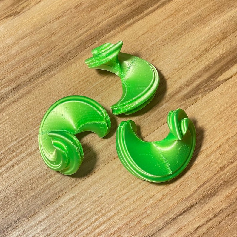 Fidget Swirl Fidget Sphere 3D Print Trisection Toy Twist Puzzle Desktop ...