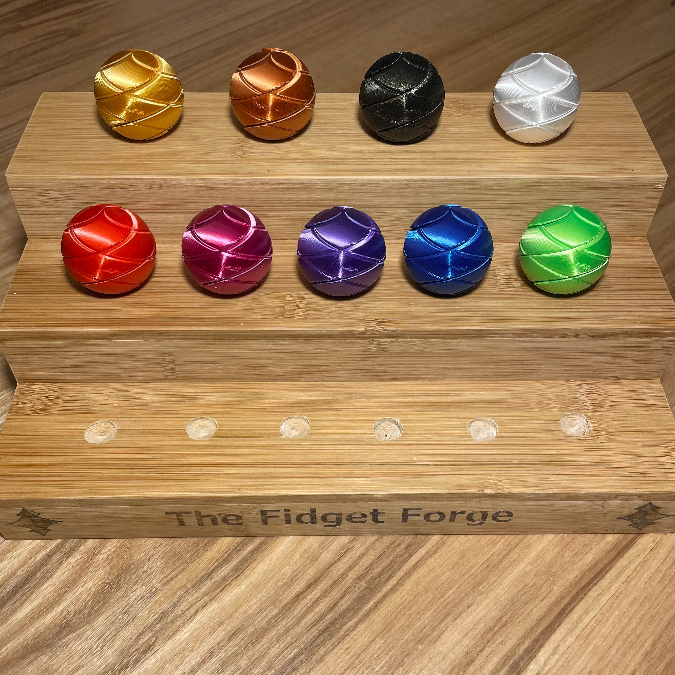 Fidget Sphere - Spiral Cut - 3D Print Trisection Toy - Twist Puzzle ...