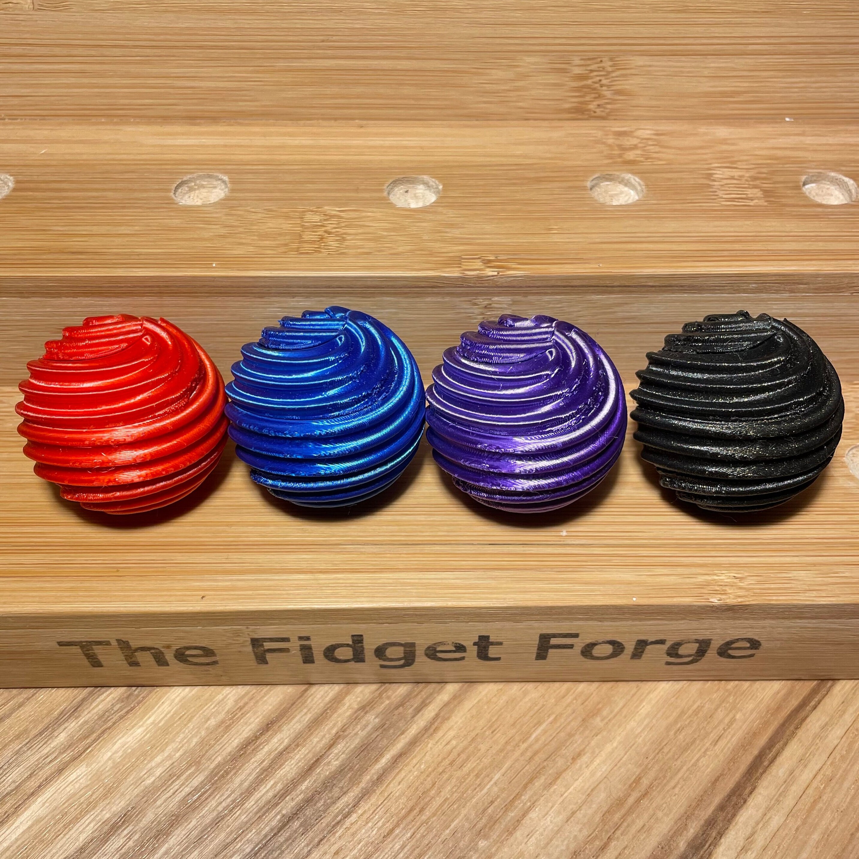 Fidget Swirl 2 - Fidget Sphere - 3D Print Trisection Toy - Twist Puzzle ...