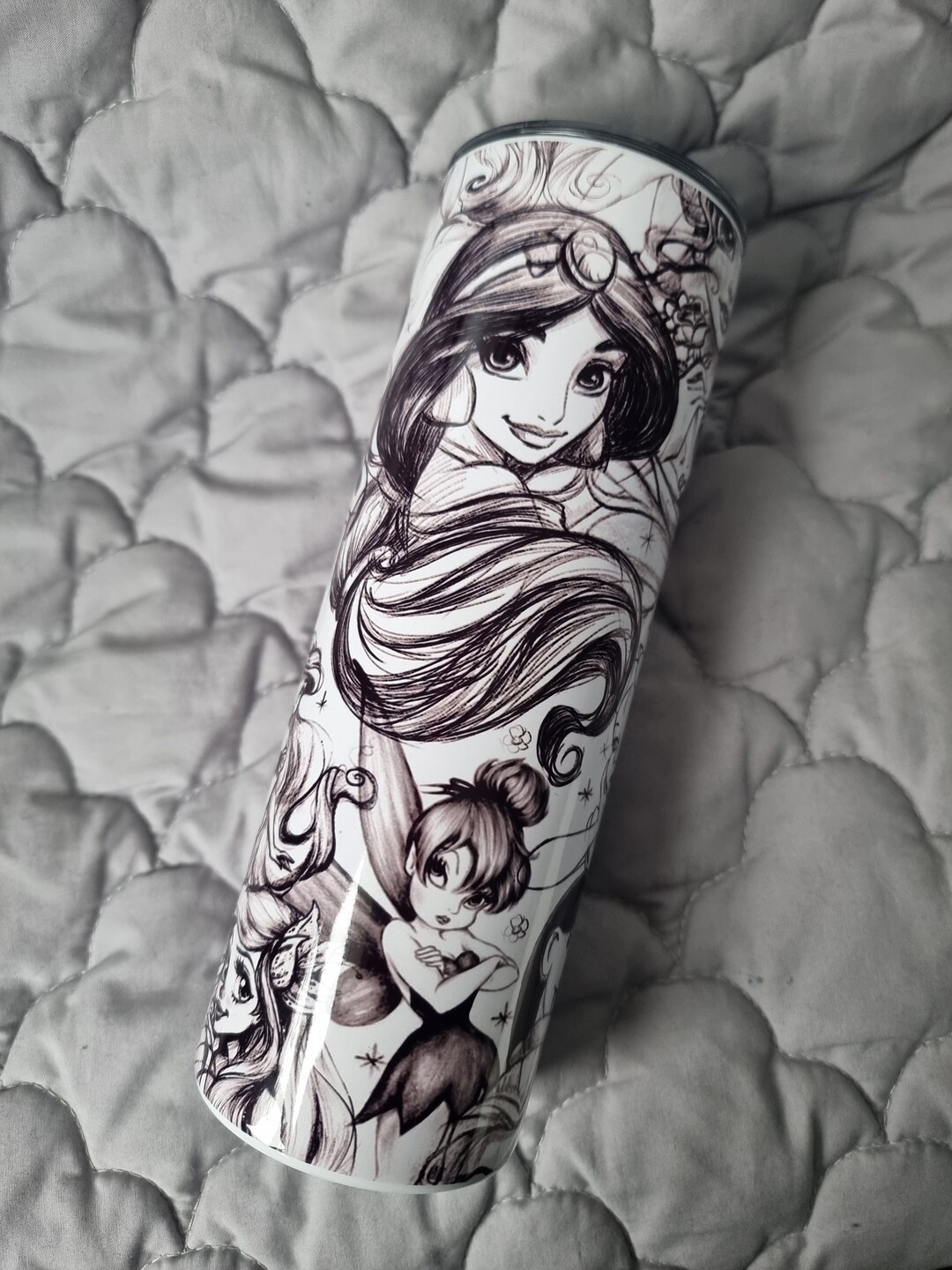 Disney Princess Metal 20oz Tumbler | Hot and Cold Drinks | Travel Cup ...