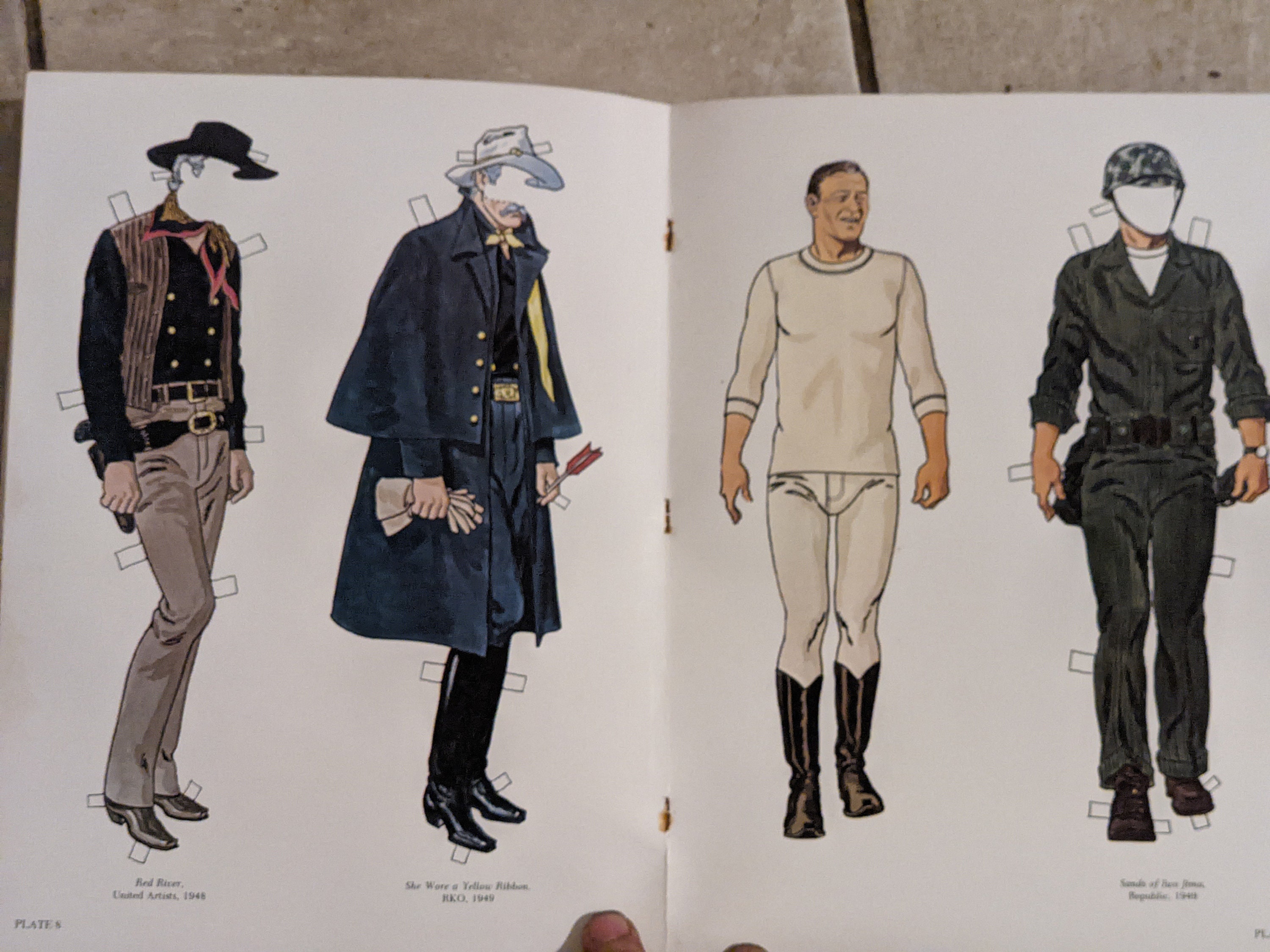 John Wayne Paper Dolls - Etsy