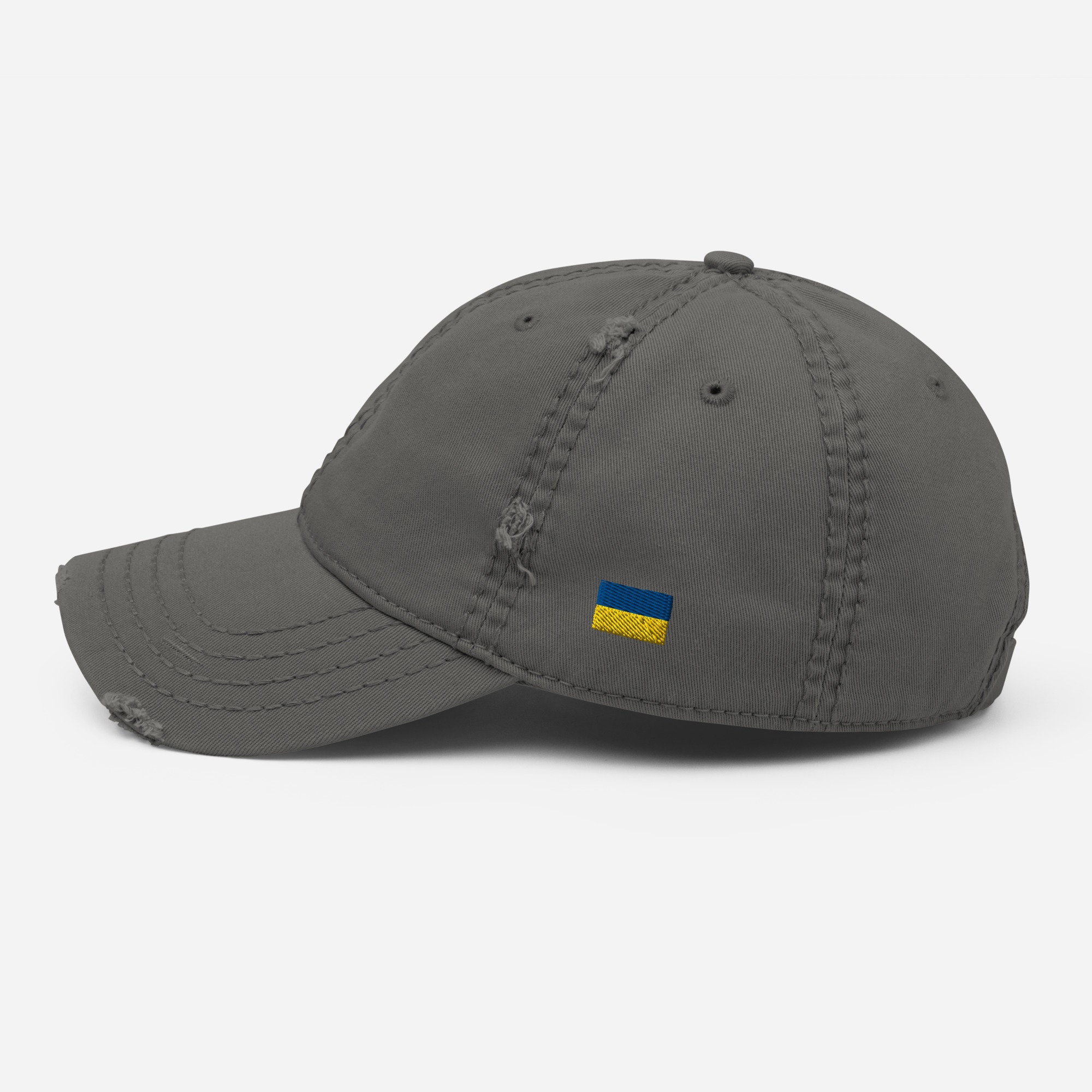 Support Ukraine Cap Minimalist Hat - Flag on Side - Etsy