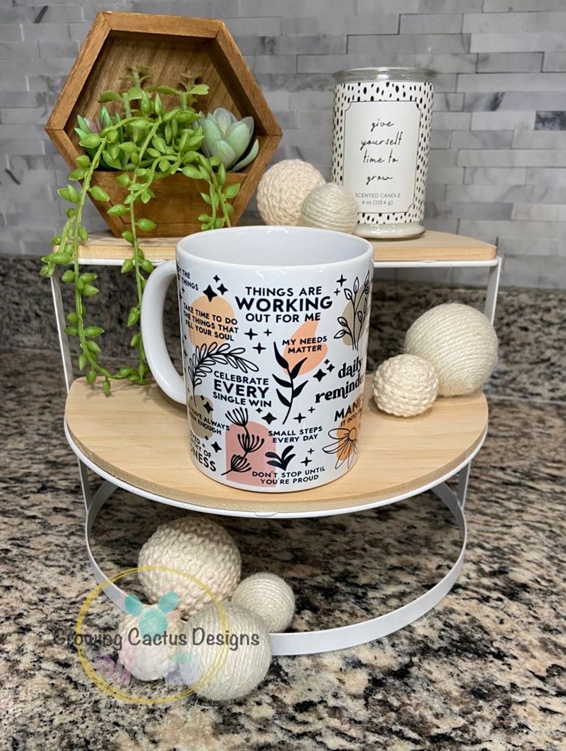 Daily Reminders Mug Affirmations Mug Motivational Mug I Am - Etsy