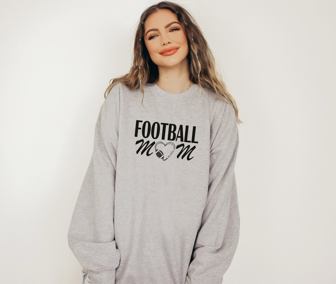 Custom Football Mom Sweatshirt, Football Mom Shirt, Football Shirt Gift ...