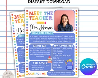 Editable Meet the Teacher, Teacher Newsletter, Event Newsletter, Parent ...