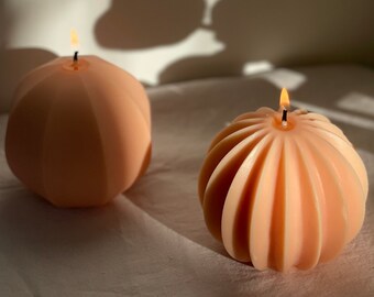 Sphere Shaped Soy Wax Candle - Etsy