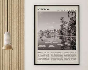 Louisiana Black and White Art - Etsy