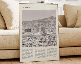 Vintage El Paso Poster - Etsy