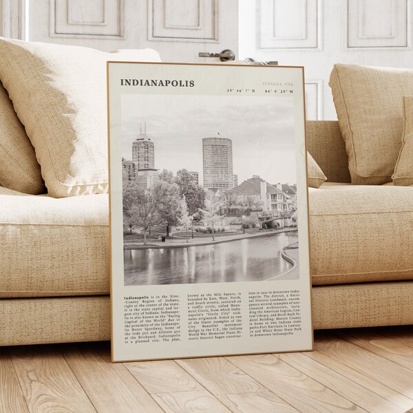 Indiana Print - Etsy