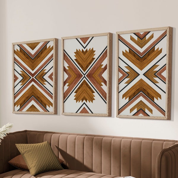 Aztec Wall Art - Etsy
