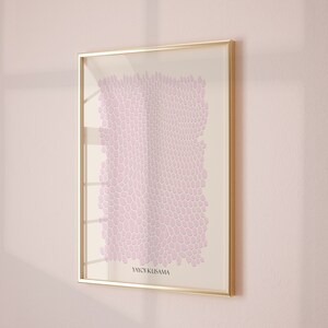 Yayoi Kusama Infinity Nets Danish Pastel Print Kusama - Etsy