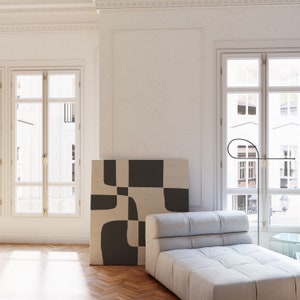 Canvas Print Square Texture Imitating Geometric Shapes - Etsy