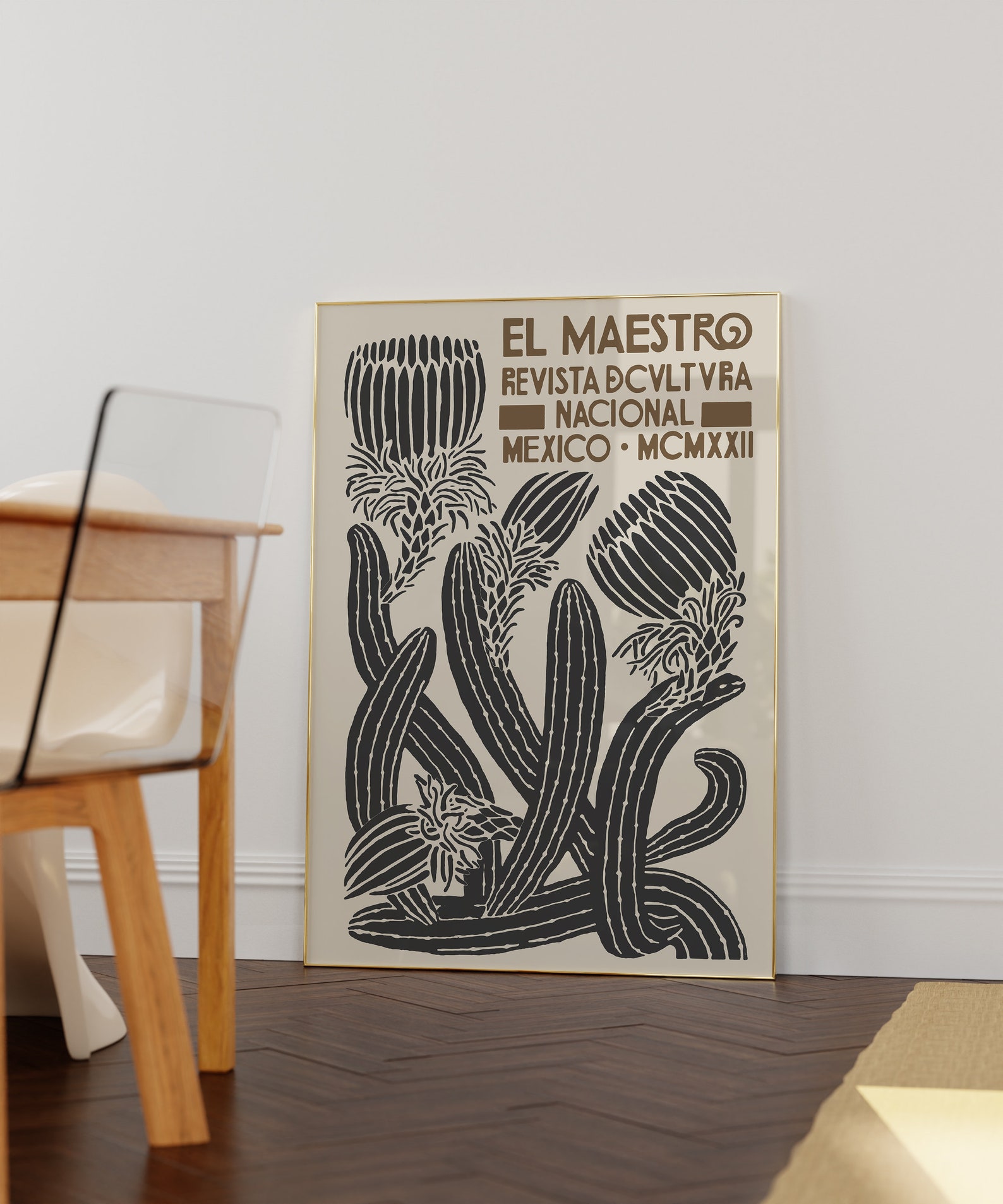 Iconic El Maestro Mexico Print Mexican Exhibition Poster - Etsy
