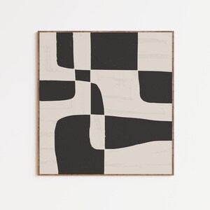 Canvas Print Square Texture Imitating Geometric Shapes - Etsy