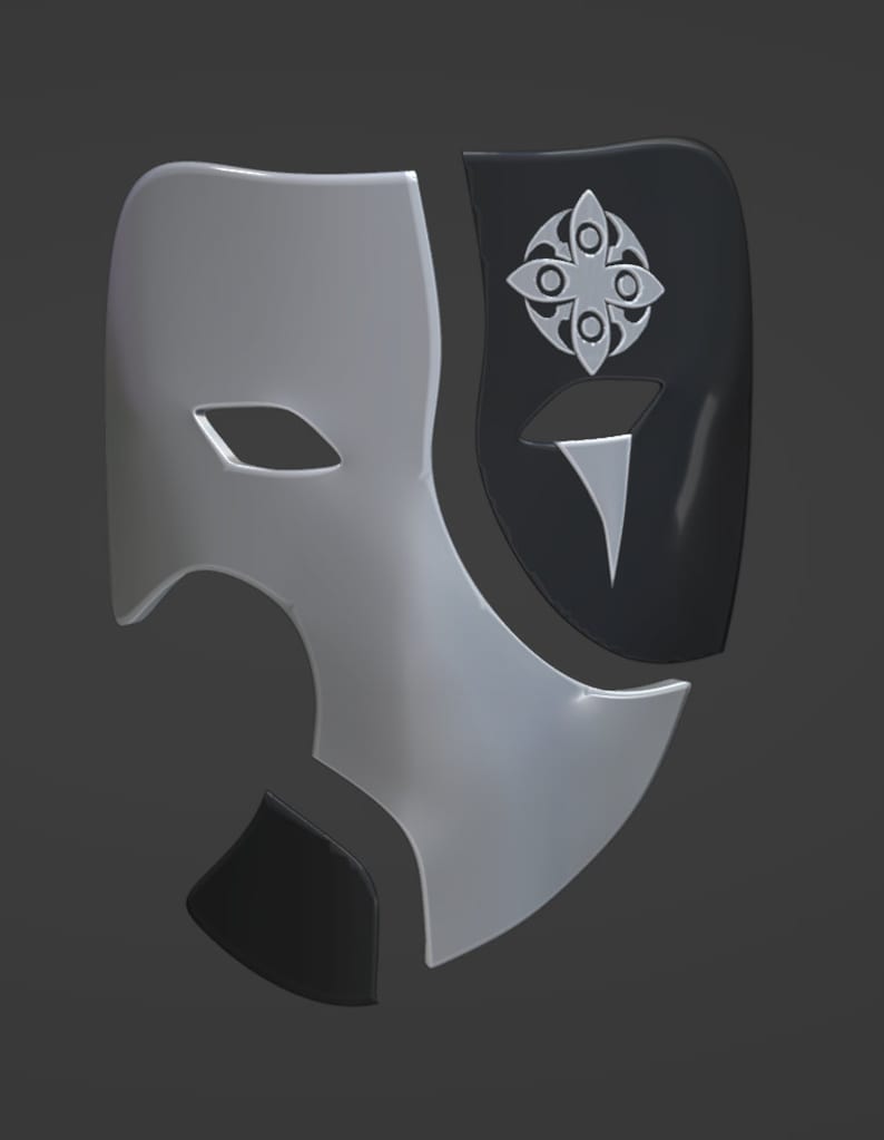Genshin Impact Dottore Inspired Cosplay 3D Models Stl for Printing Mask ...
