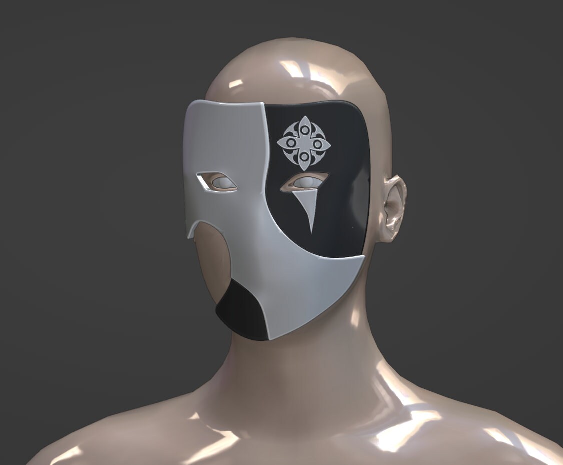 Genshin Impact Dottore Inspired Cosplay 3D Models Stl for Printing Mask ...