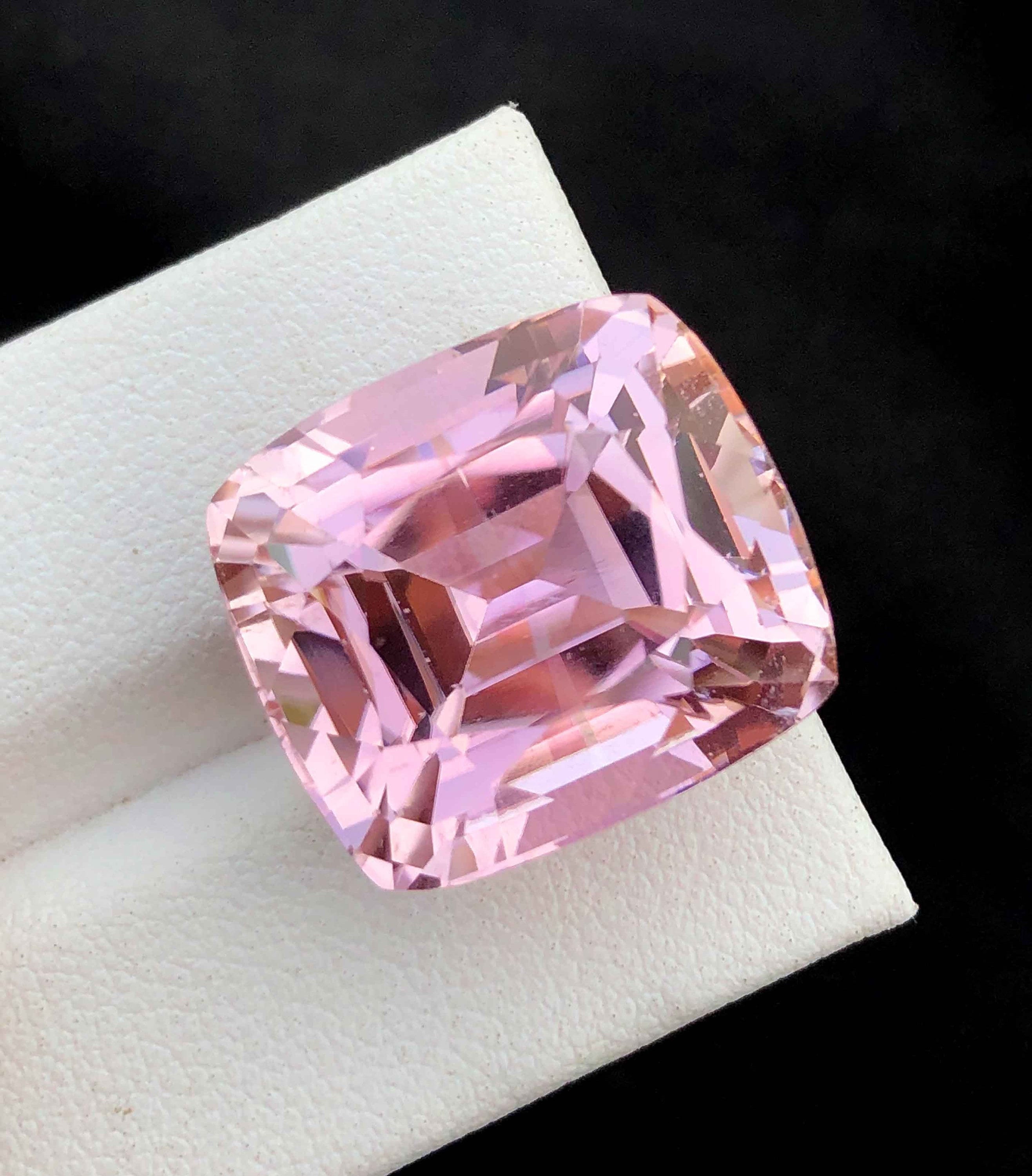 Materials Birthstone Gift Natural Peach Pink Kunzite Spodumene Loose ...