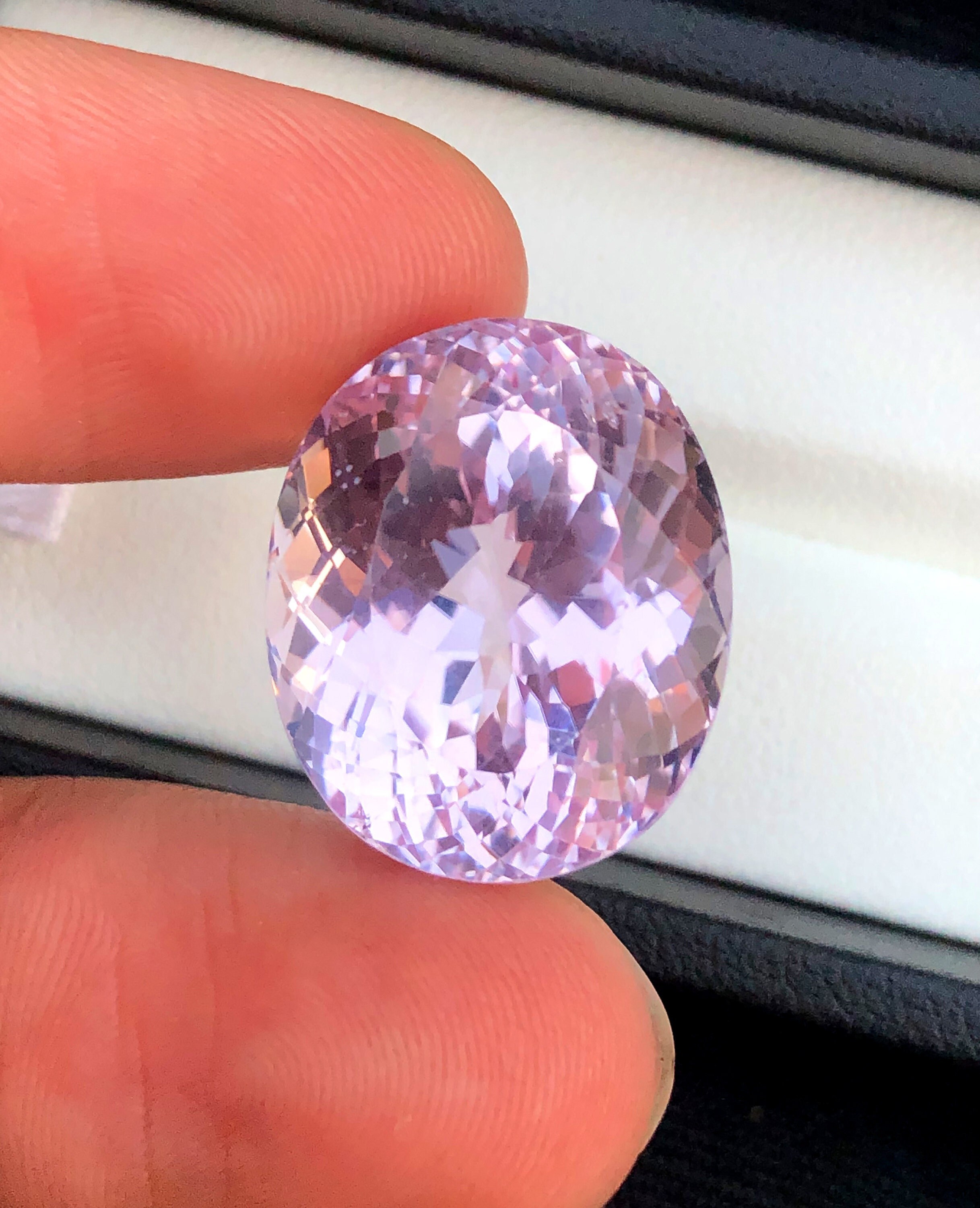 Materials Birthstone Gift Natural Peach Pink Kunzite Spodumene Loose ...
