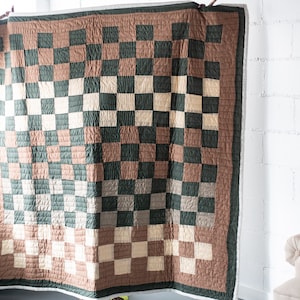 Checkered Quilt-gees Bend Quilts - Etsy