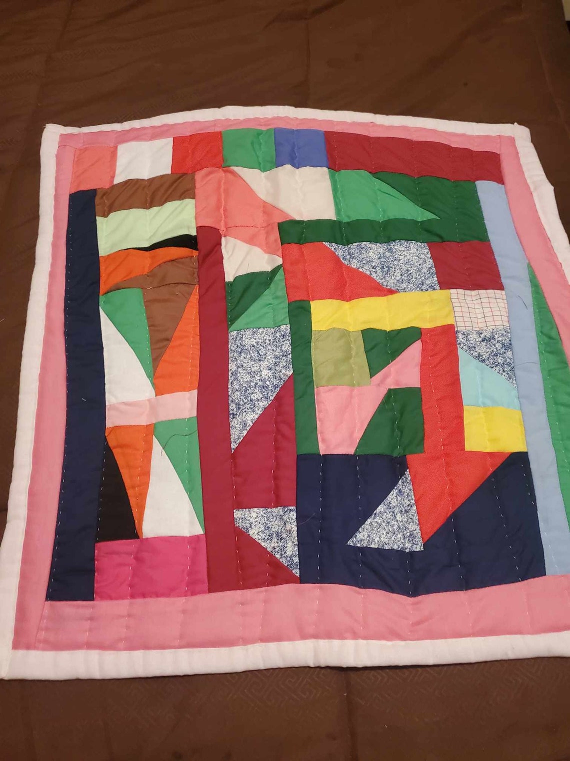New, Wall Hanger, Handsewn Quilt, Cotton Quilt, Quilted Tapestry, Gee's ...