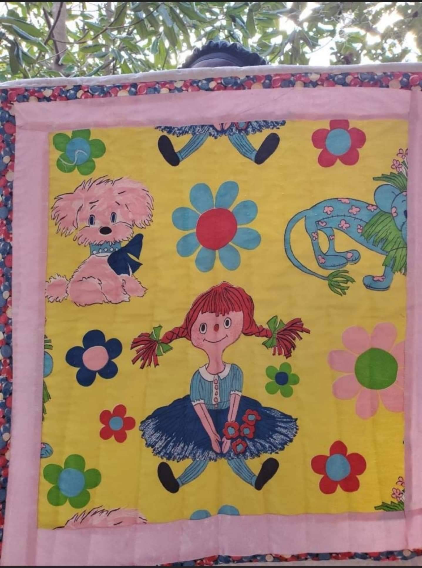 Wall Hanger, Handsewn Quilt, Cotton Quilt, Quilted Tapestry, Gee's Bend ...
