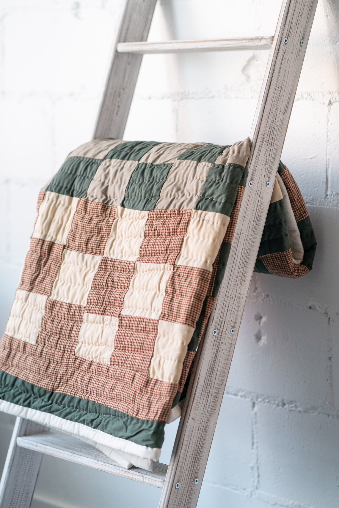 Checkered Quilt-gees Bend Quilts - Etsy