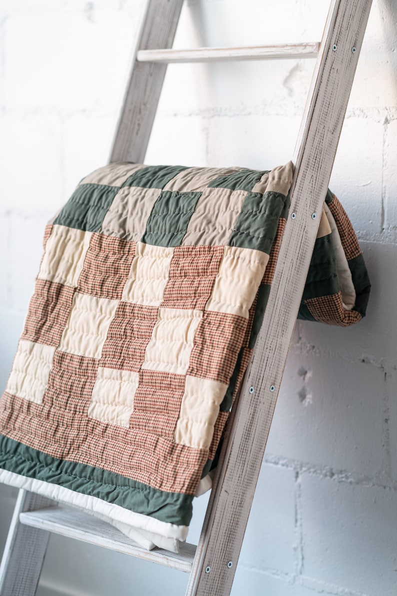 Checkered Quilt-gees Bend Quilts - Etsy