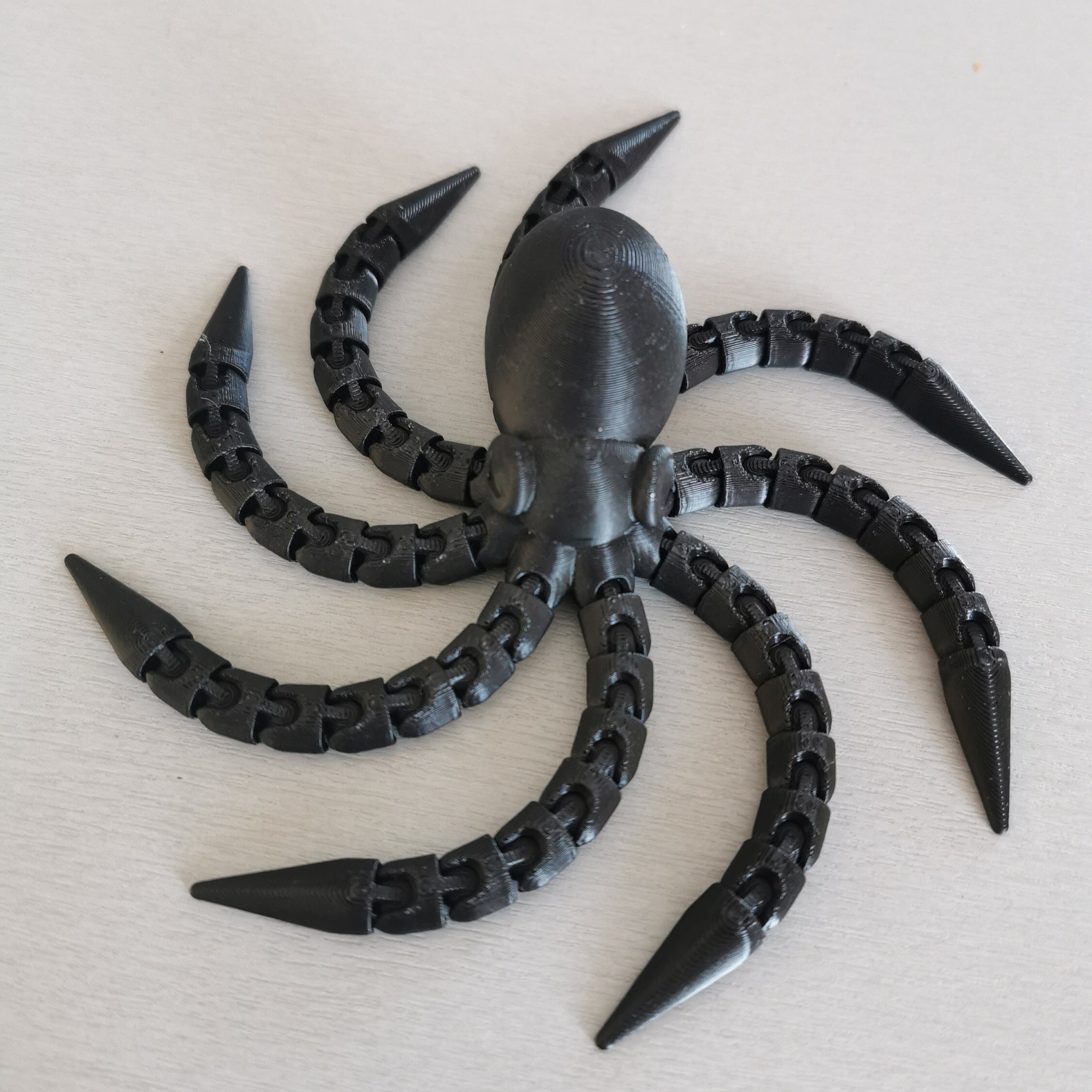 3D Articulated Octopus Marine Decoration in PLA Unique Gift for Sea ...