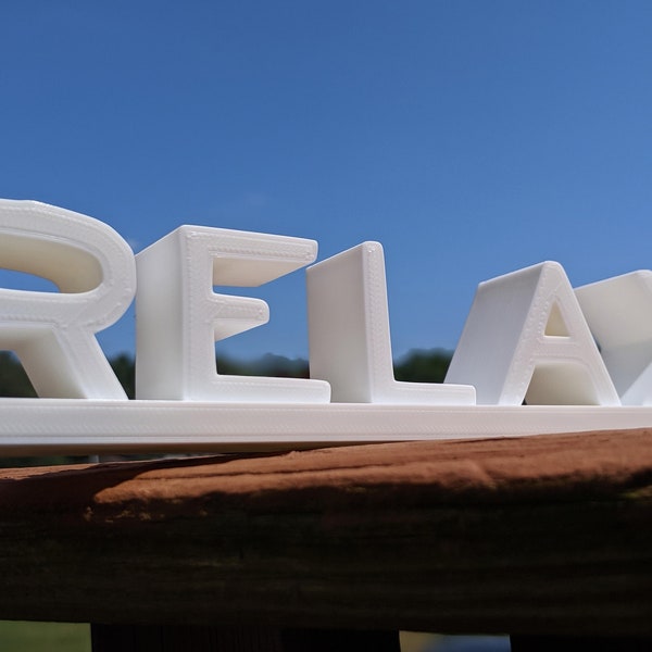 Relax Sign - Etsy