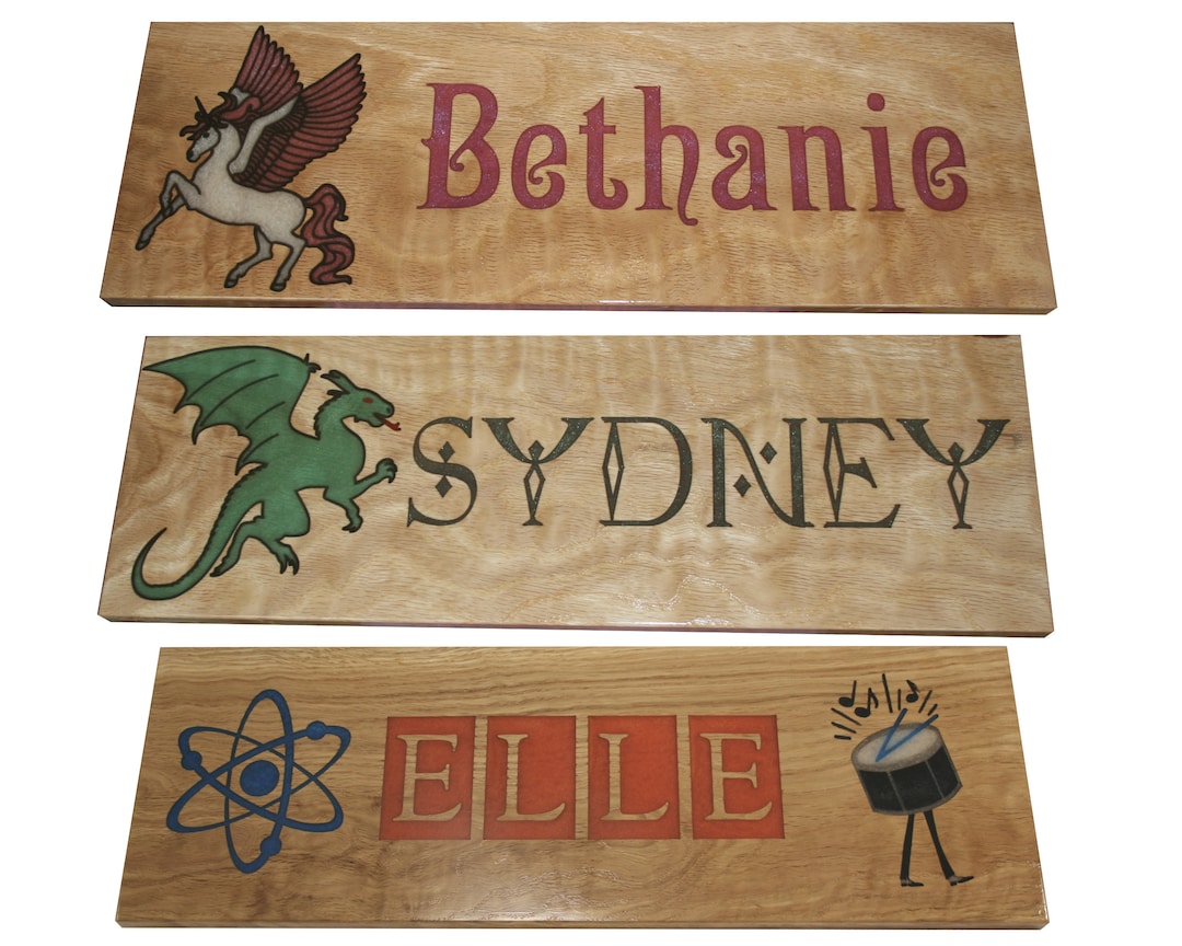 Personalized Wood Epoxy Signs - Etsy