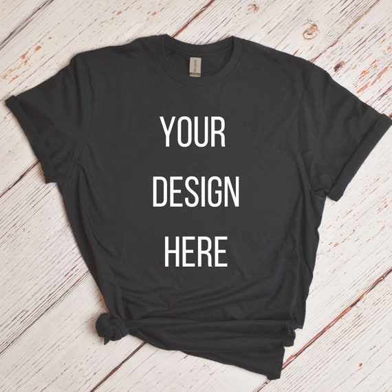 Gildan Softstyle Mockup T-shirt Black Mockup T-shirt Black | Etsy