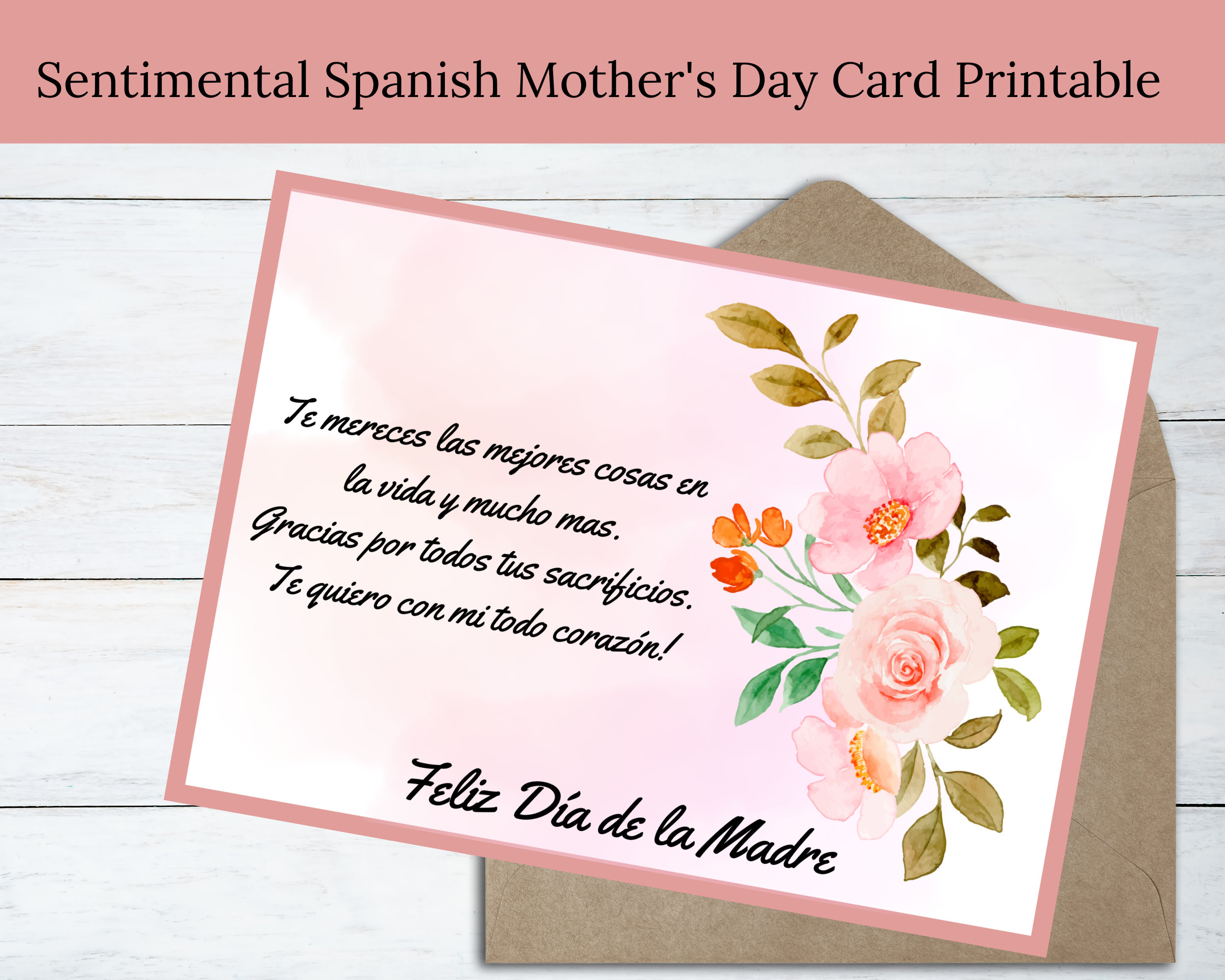 Happy Birthday Card For Mother In Spanish Felicidades Mama, Congrats