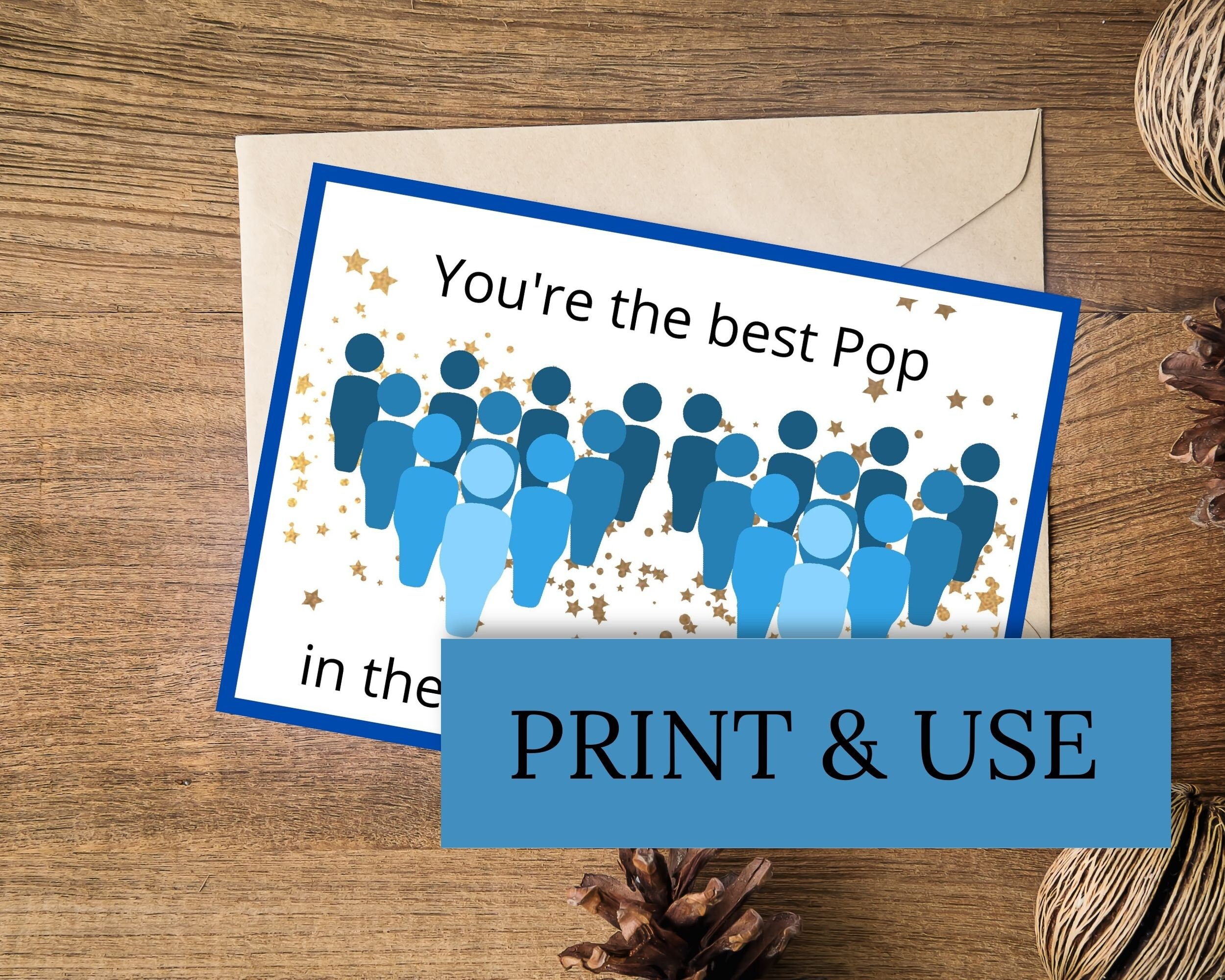 Funny Pun Father's Day Card Printable - Etsy