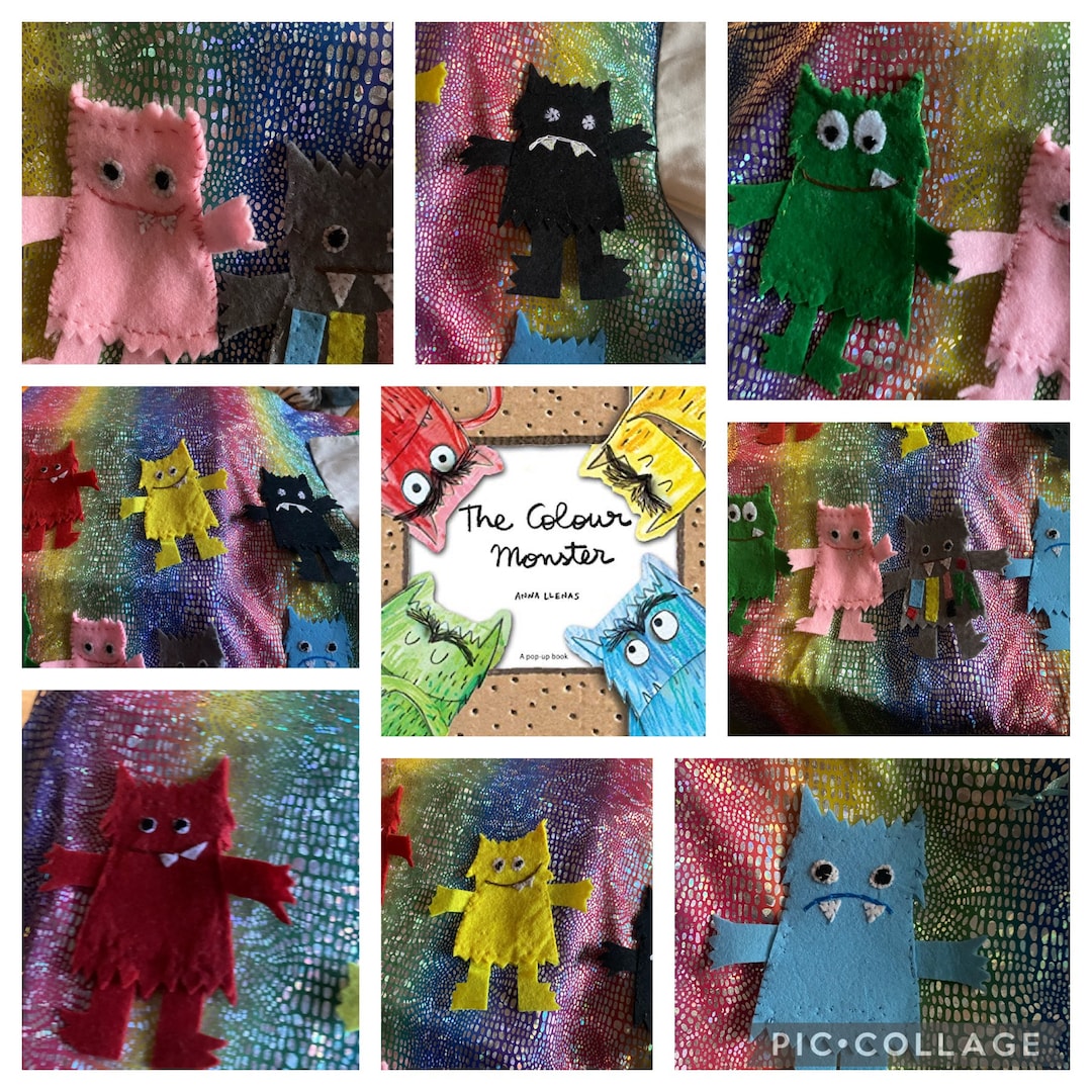 The Colour Monster Handmade Story Sack - Etsy UK